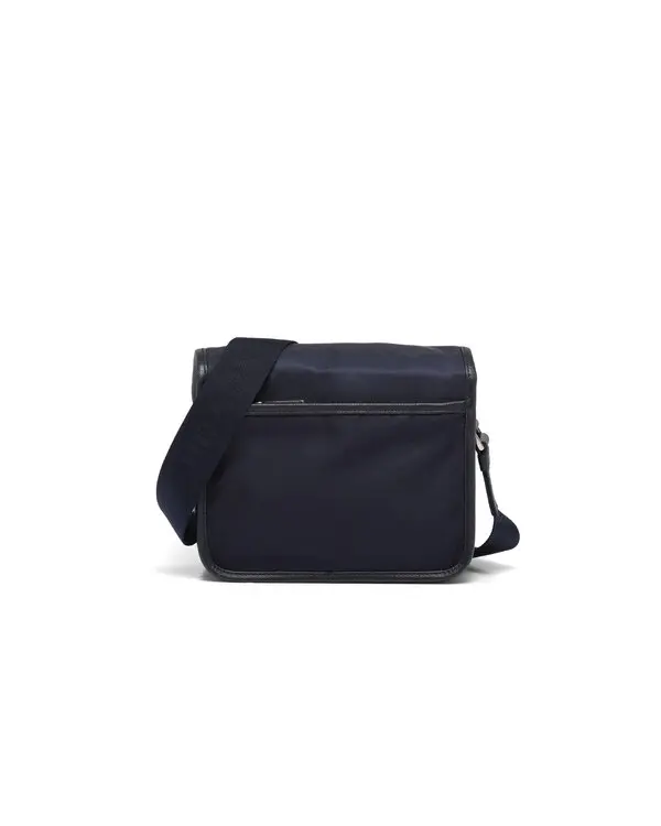 Prada Re-nylon And Saffiano Leather Shoulder Bag