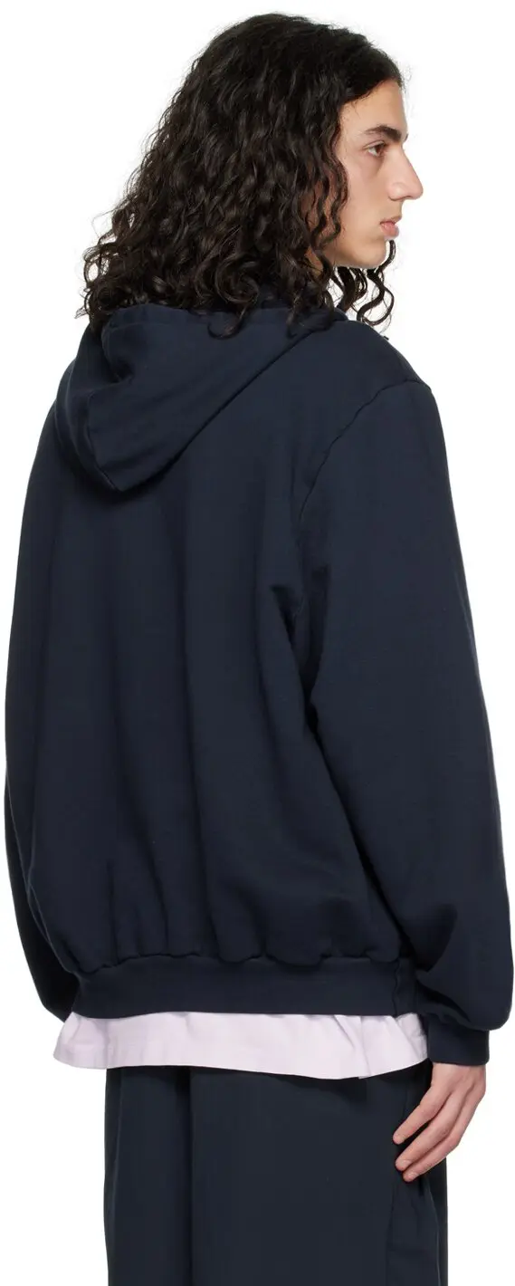 Camiel Fortgens Zip Hoodie In Navy - 64% Off | Editorialist