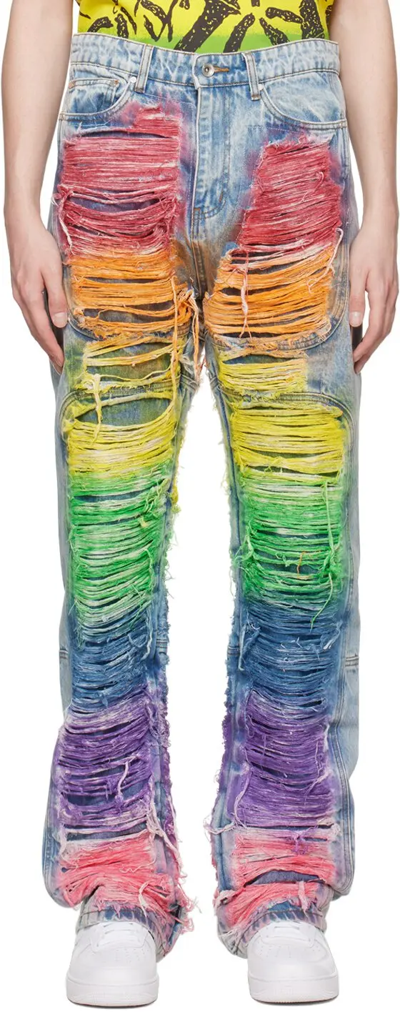 Blue ROYGBIV Signature Jeans