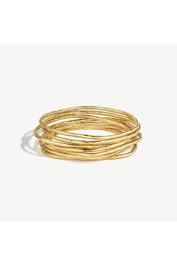 SOKO Nyundo Stacking Bracelets - Gold