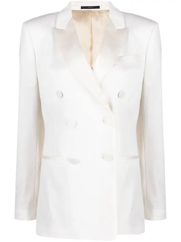 Paul Smith Double-breasted Wool-blend Blazer