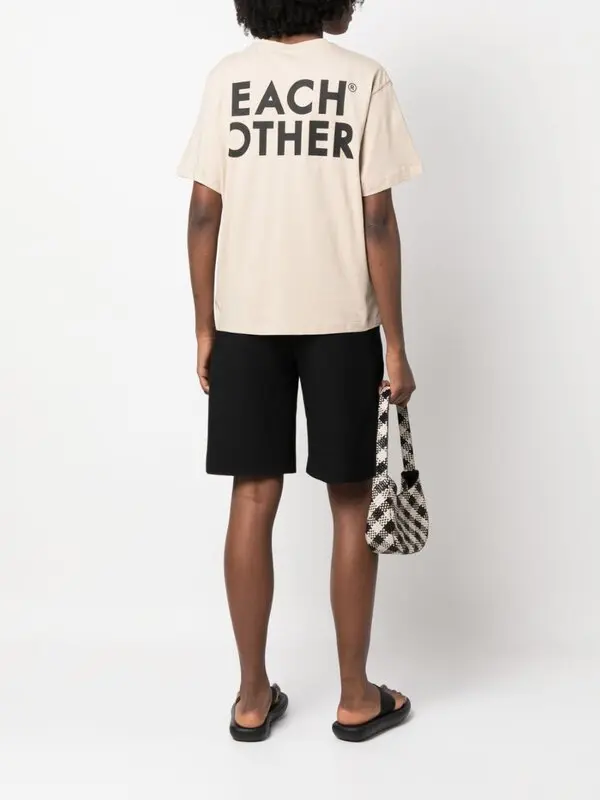Each X Other Logo-print T-shirt - Neutrals
