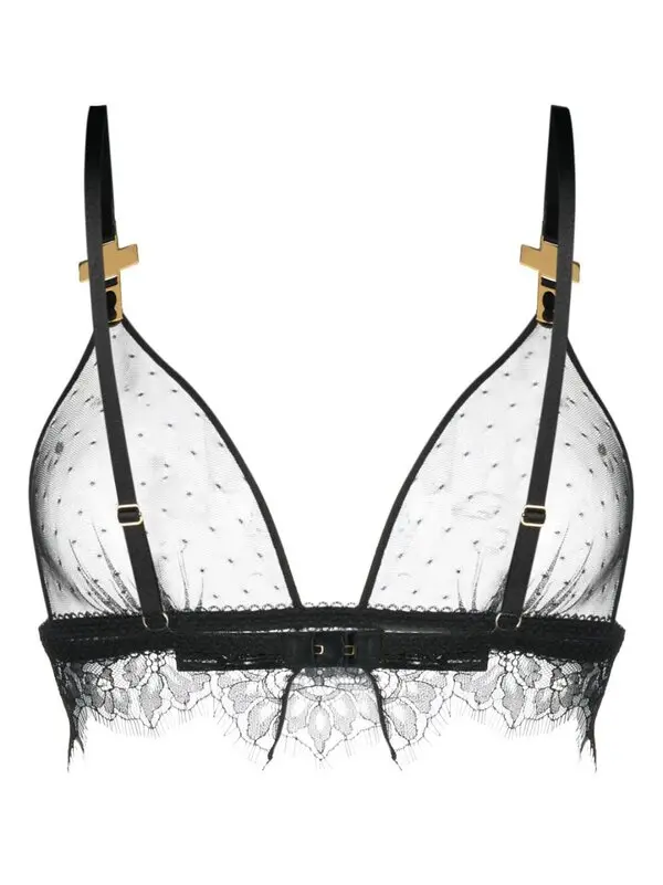 MAISON CLOSE Inspiration Divine Cross-charm Bra