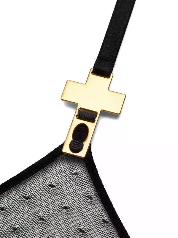 MAISON CLOSE Inspiration Divine Charm-detail Bra