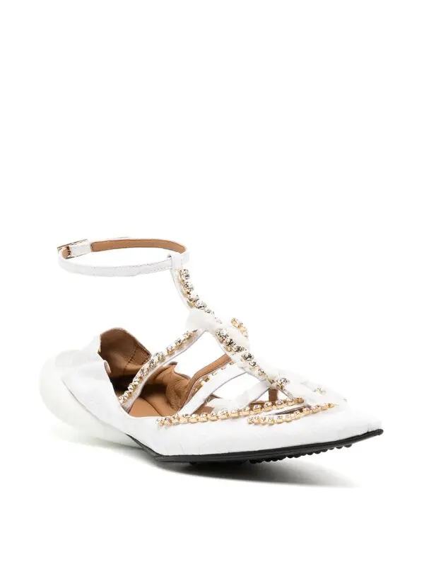 13 09 SR Tootsy Croco Leather Ballerinas
