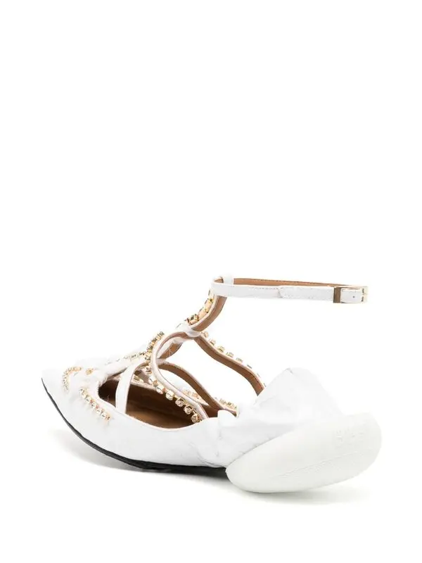 13 09 SR Tootsy Croco Leather Ballerinas