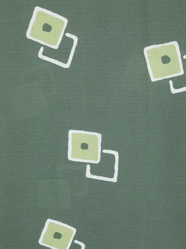 BARBA NAPOLI Graphic-print Frayed Scarf - Green