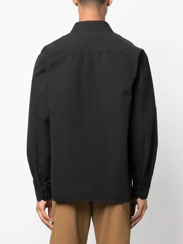 Carhartt Work In Progress Logo-patch Cotton Shirt