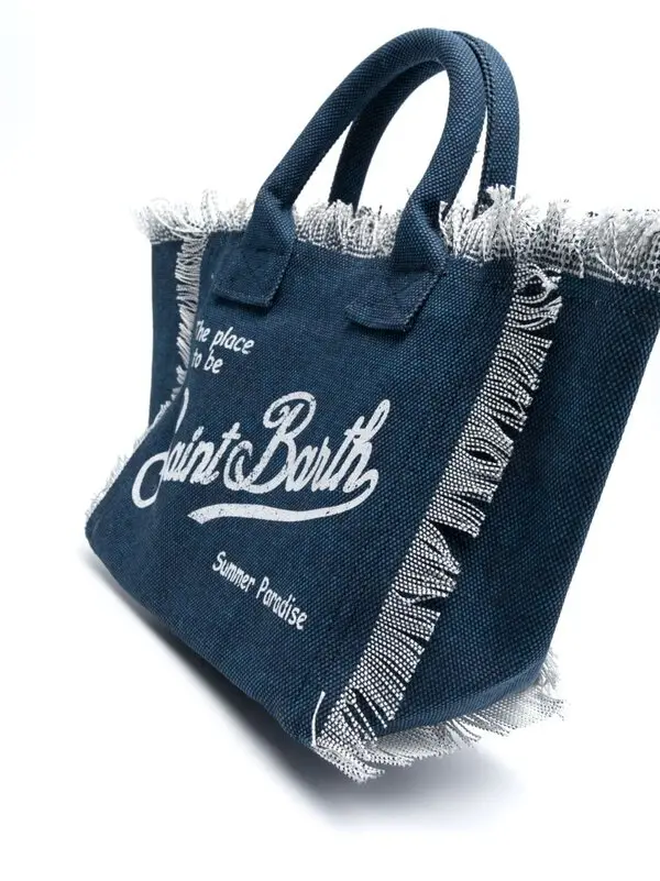MC2 SAINT BARTH Colette Canvas Beach Bag