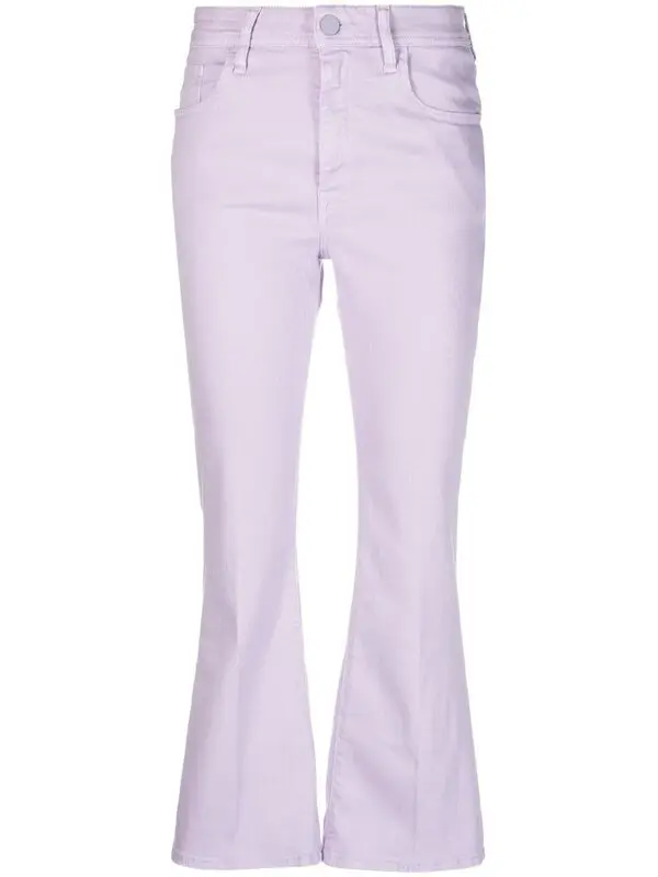 Jacob Cohen Victoria Cropped Flare Jeans - Purple