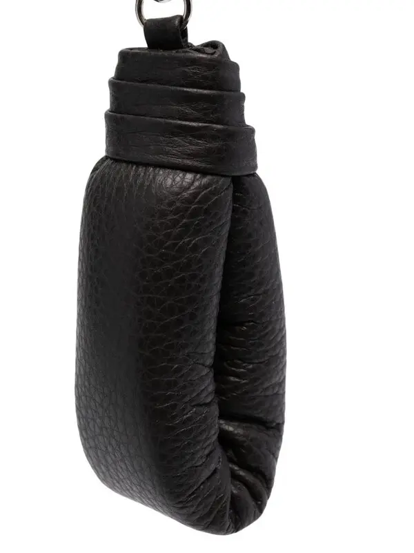 LEMAIRE Logo-engraved Leather Keyring
