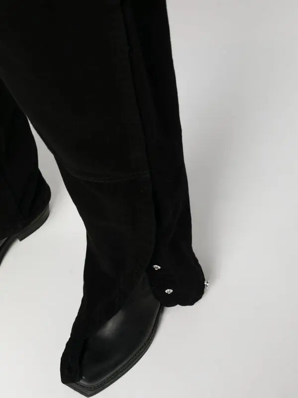 Amiri Distressed Straight-leg Jeans - Black
