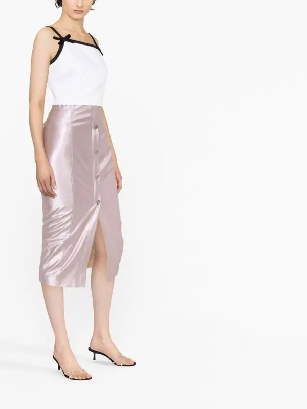 MSGM Bow-detail Crop Top