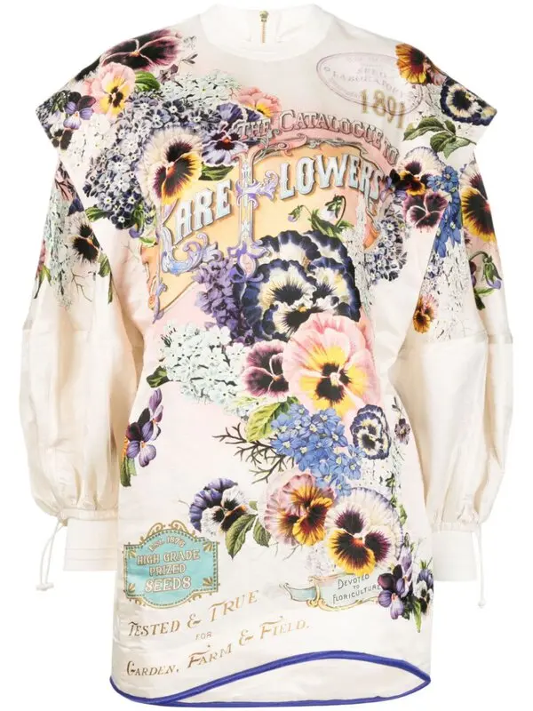 Zimmermann Tama Floral-print Minidress