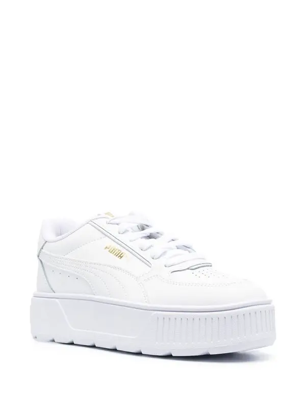 PUMA Karmen Rebelle Perforated Sneakers - White