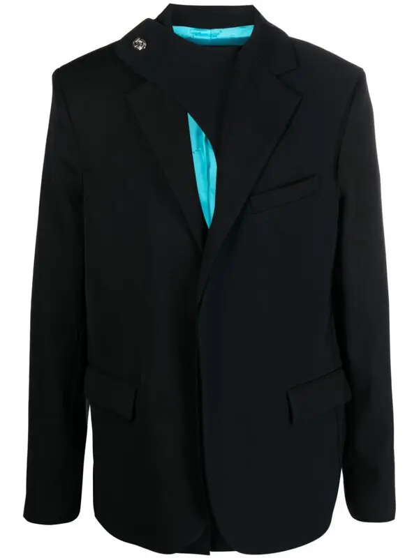 BOTTER Single-breasted Virgin Wool Blazer