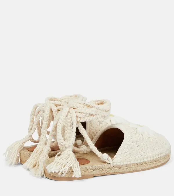 Alanui Daisy Crochet Espadrilles