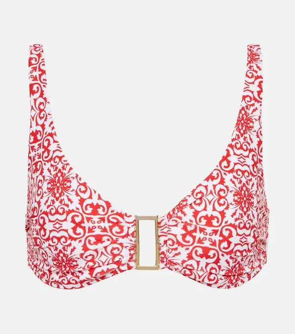 Melissa Odabash Bel Air Bikini Top - Red