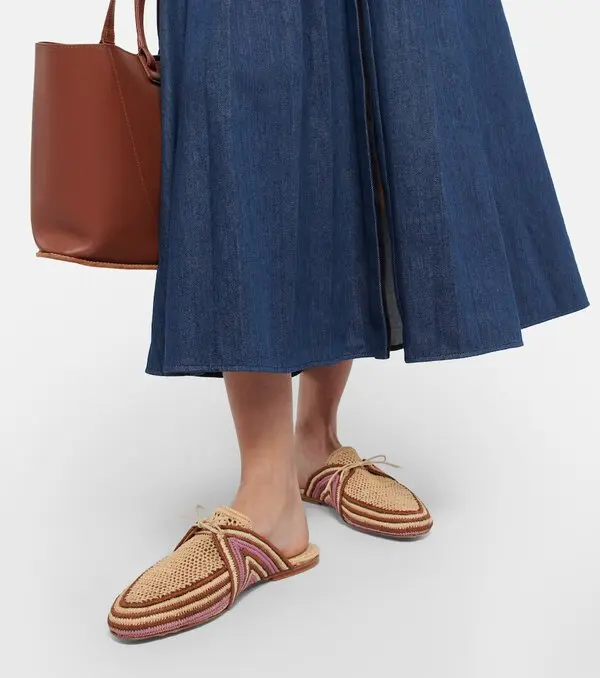 Gabriela Hearst Harriet Raffia Mules