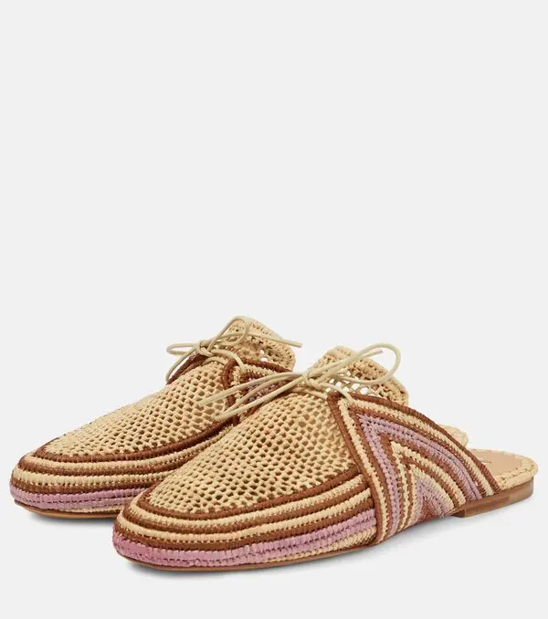 Gabriela Hearst Harriet Raffia Mules