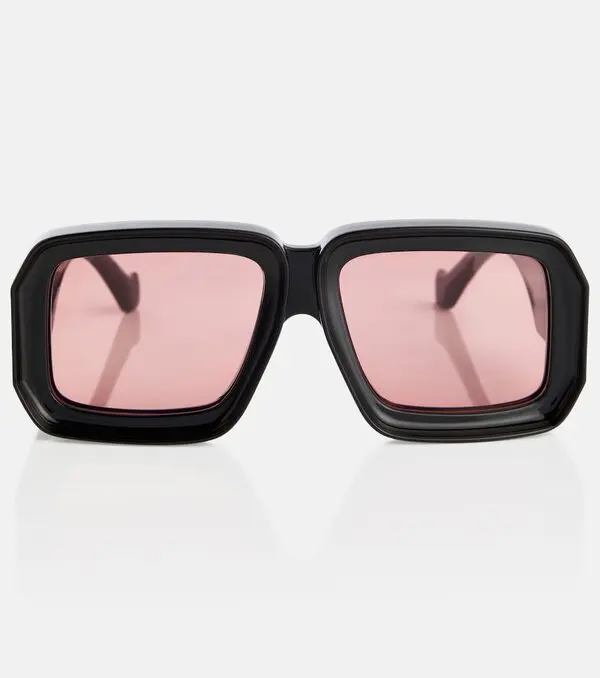Loewe Paula's Ibiza Flat-top Sunglasses - Black
