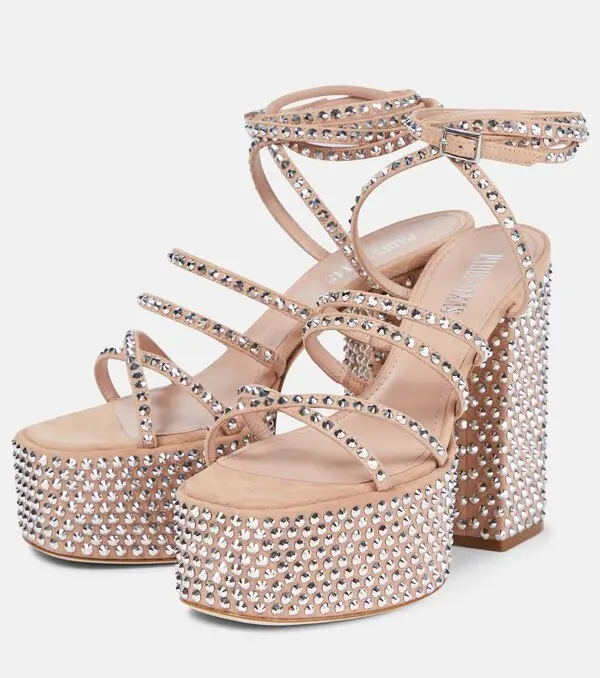 Paris Texas Holly Evita Platform Sandals - Multicoloured