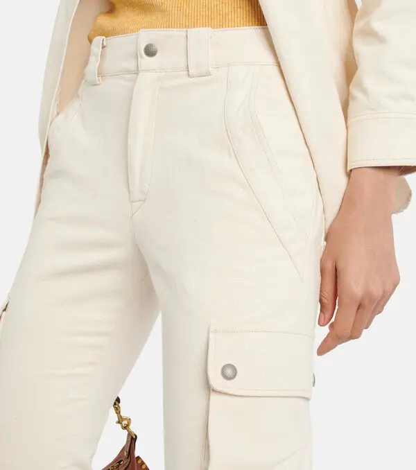 Isabel Marant Evalia Tapered Cargo Pants