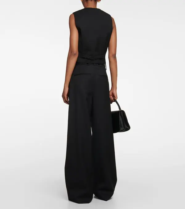 Wardrobe.NYC Wool Vest - Black