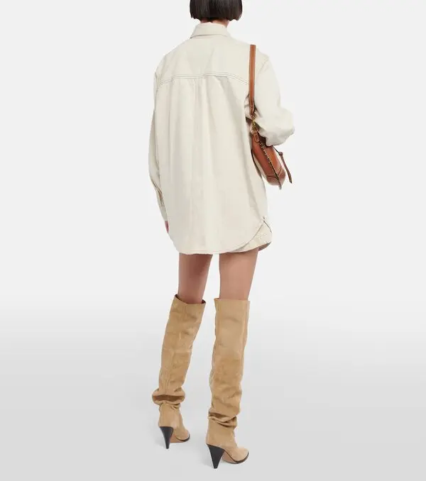 Isabel Marant Pearl Denim Jacket - Neutrals