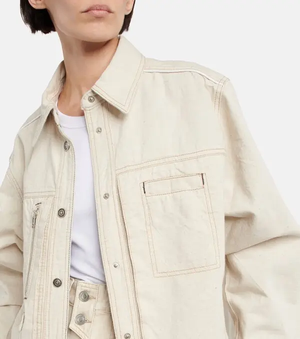 Isabel Marant Pearl Denim Jacket - Neutrals