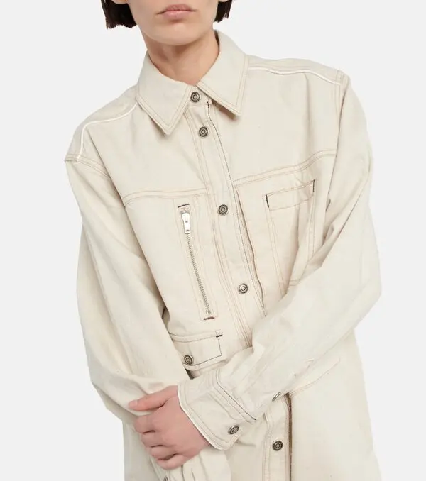 Isabel Marant Pearl Denim Jacket - Neutrals