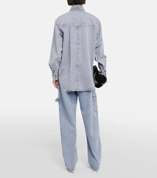 Isabel Marant Pearl Denim Jacket - Purple