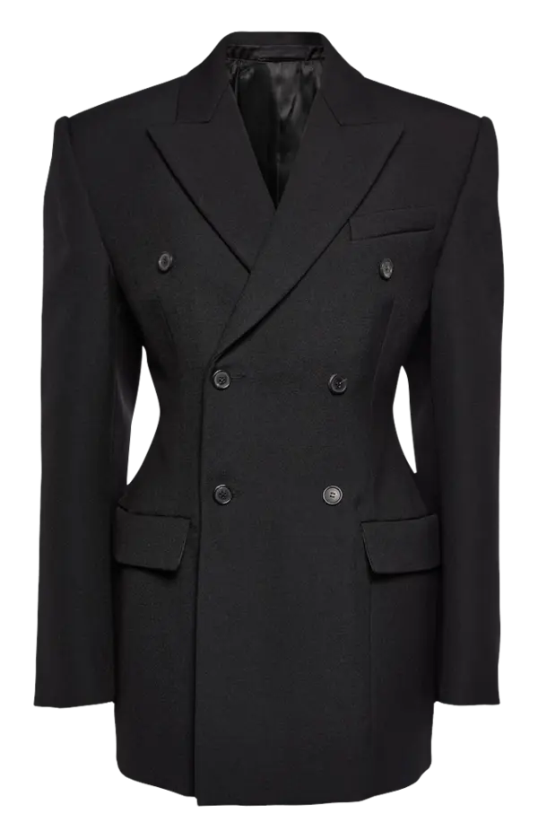 Wardrobe.NYC Wool Blazer - Black