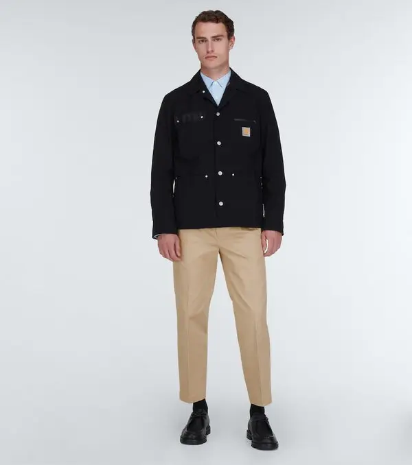 Junya Watanabe Cotton Gabardine Straight Trousers