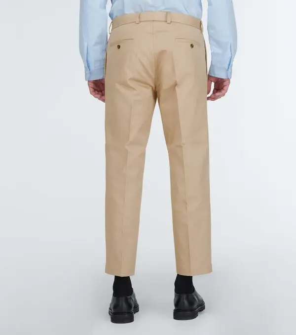 Junya Watanabe Cotton Gabardine Straight Trousers