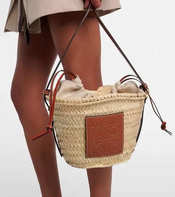 Loewe Anagram Woven Shoulder Bag