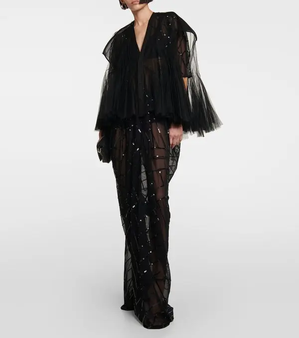 Rick Owens Tulle Jacket