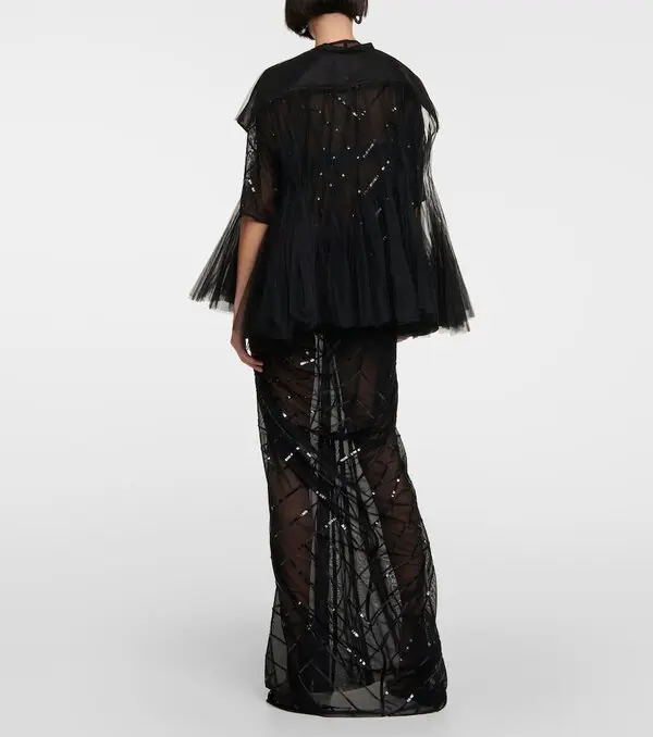Rick Owens Tulle Jacket