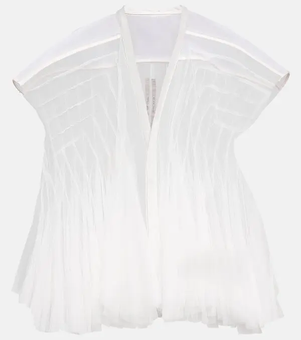 Rick Owens Tulle Jacket - Beige