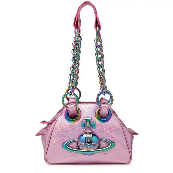 Vivienne Westwood Archive Iridescent Vegan Leather Shoulder Bag