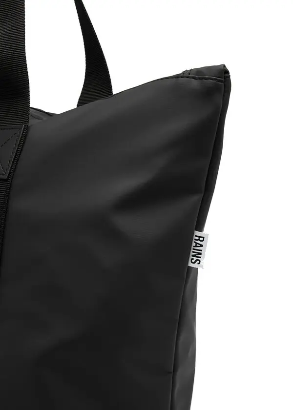Rains Rush Waterproof Tote - Black