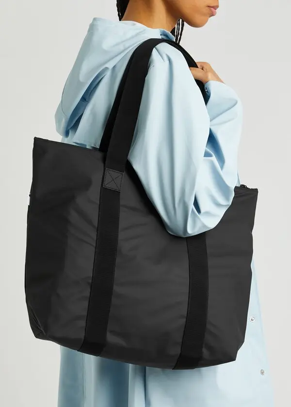 Rains Rush Waterproof Tote - Black