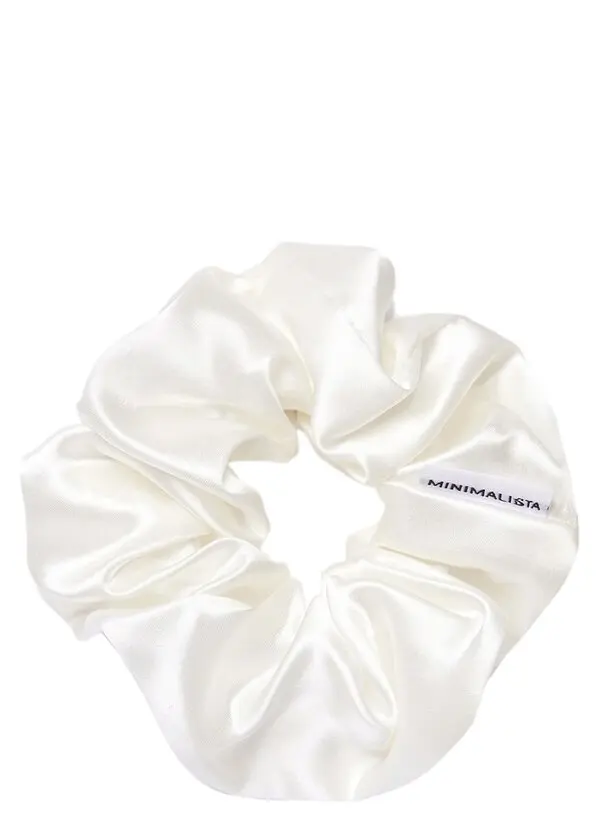 MINIMALISTA Hya Scrunchies - White/gold/brown