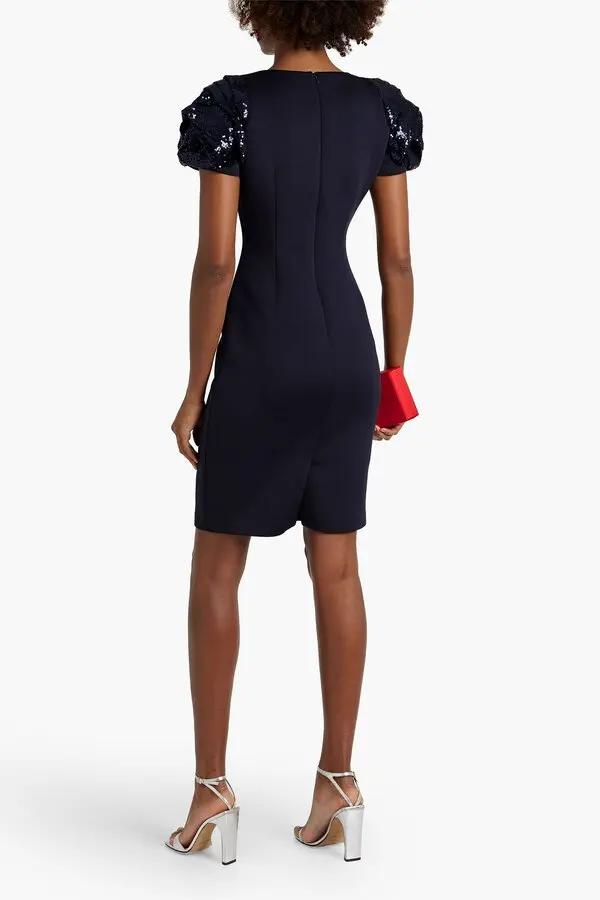 badgley mischka navy sequin dress Pre-loved Badgley Mischka Sequin Mini Dress - Navy