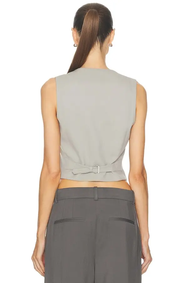 Wardrobe.NYC Waistcoat - Cement