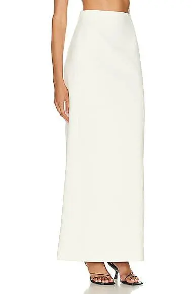 Wardrobe.NYC Column Skirt - Off White