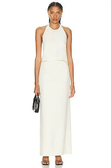 Wardrobe.NYC Column Skirt - Off White
