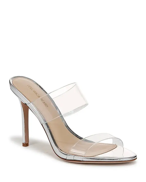 Veronica Beard Asha High Heel Sandals - Silver