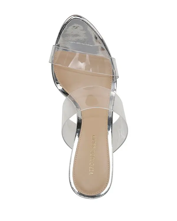 Veronica Beard Asha High Heel Sandals - Silver
