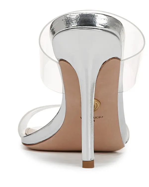 Veronica Beard Asha High Heel Sandals - Silver